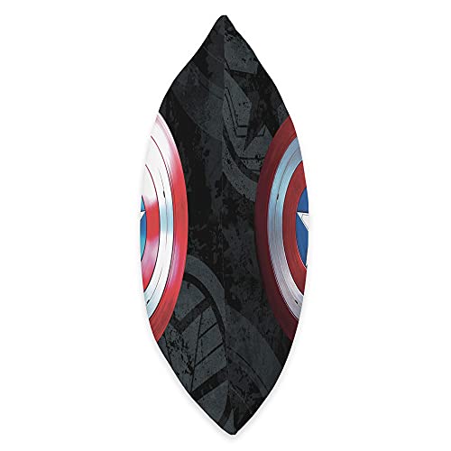 Marvel The Falcon and The Winter Soldier Captain America Shield Throw Pillow, 18x18, Multicolor