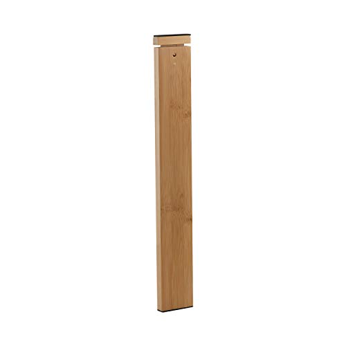 Simplify 2 Pack Large Bamboo Adjustable Drawer Dividers | Dimensions: 16.9" x 0.6" x 2.36" | Expands 17-22 “ | Bedroom | Kitchen Organization | Drawer Divider | Bamboo