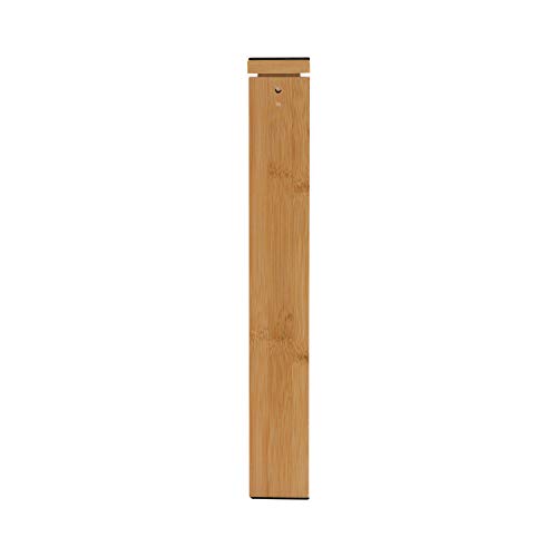 Simplify 2 Pack Large Bamboo Adjustable Drawer Dividers | Dimensions: 16.9" x 0.6" x 2.36" | Expands 17-22 “ | Bedroom | Kitchen Organization | Drawer Divider | Bamboo