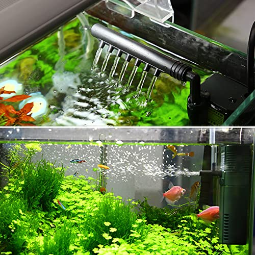 TARARIUM Quiet Betta Fish Aquarium Internal Filter Biochemical 79 GPH Rain Shower Design Small 3 in 1 Oxygen Air and Water Pump Multifunctional Submersible for 2-10 Gallon Fish Turtle Tank