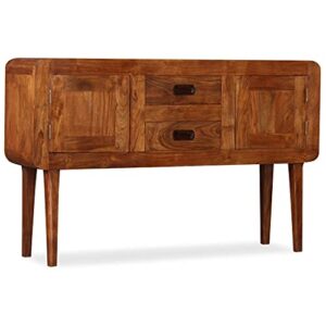 nusgear sideboard solid wood with sheesham finish 47.2"x11.8"x29.5" -682