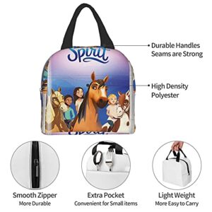 Winko Spirit Riding F-ree Lunch Bag Insulated Lunch Box Bag Cooler Reusable Tote Bag Meal Prep Handbag For Men Women Girls Boys