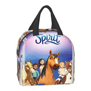 Winko Spirit Riding F-ree Lunch Bag Insulated Lunch Box Bag Cooler Reusable Tote Bag Meal Prep Handbag For Men Women Girls Boys