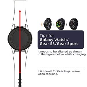 Watch Charger Compatible with Samsung Galaxy Watch, Portable Charging Dock for Galaxy Watch 5 Pro 45mm, Galaxy Watch 5 40mm/44mm, Galaxy Watch 4/3, Galaxy Watch Active 2/1,Galaxy Watch, Gear Sport/S3