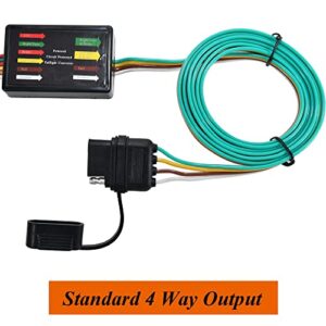 Oyviny 4 Way Trailer Wiring Harness 55370 for 1998-2008 Subaru Forester/2000-2009 Outback/2008-2014 Tribeca/2006-2007 B9 Tribeca/1996-1999 Legacy/2004 Impreza WRX Wagon