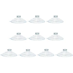 ruiwaer 10pcs 60mm large suction cups use for veg ledge shelf, wreath, sign, christmas ornament, suncatchers, decorations, bird feeder, hanger, windshield (load-bearing: 7 pounds), transparent