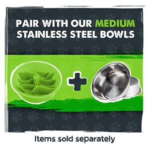 Mighty Paw Slow Feeder Dog Bowls | Dog Slow Feeder Bowl, Dog Food Bowl, Dog Bowl Slow Feeder, Slow Feeder Dog Bowl Large Breed and Small Dogs, Puppy Food Bowl, Dog Food Bowls Slow Feeder, Dog Puzzle