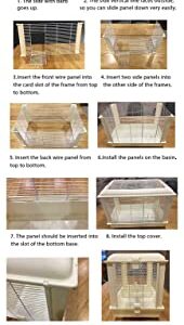 VINTEX Large Hamster Cages,Small Animal Habitat for Large Siberian Hamster, Gerbils, Little Rabbits, Includes 5 Pack Hamster Toys and Habitat Accessories, Measures 24" L x 14" W x 17" H (Black Cage)