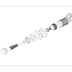 GGC4X4 Premium Anti-Rattle Hitch Lock Pin, Bike Racks, or Boat Trailers Silence The Rattling Noise That Occurs While Towing.Tightening Hitch Pin.Bolt Lock.Dodge Journey. Hitch Locking Pin