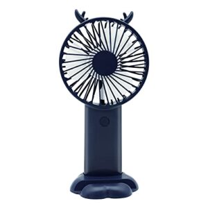 mini handheld fan, battery operated small personal portable fan speed adjustable usb rechargeable fan cute design, ultra quiet, phone holder, for stylish kids girls women men office bedroom outdoor