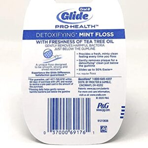 Oral-B Glide Mint Dental Floss with The Freshness of Tea Tree Oil 40m (Pack of 6)