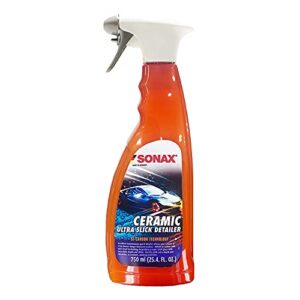 sonax 268400 ceramic ultra slick detailer, 750ml, white