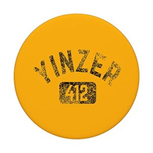 Pittsburgh Yinzer 412 Steel City Yinz Pennsylvania Home PopSockets Swappable PopGrip