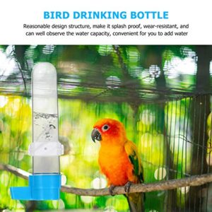 POPETPOP Pet Supplies 5pcs Bird Feeders Bird Water Dispensers for Cage Pet Bird Plastic Drinking Bottle Containers for Pet Parrot Birds Budgie Lovebirds Cockatiel 120ml Pet Water Bottle