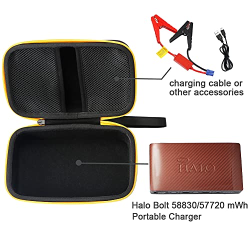 Hard Travel Carrying Case for Halo Bolt 58830/57720 mWh Portable Phone Laptop Charger (Case Only, Not Include The Charger)