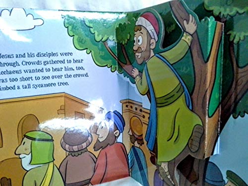 The Clever Factory The Story of Creation, Prodigal Son, Good Samaritan, and Zacchaeus Pop Up Books - Set of 4 Multicolored