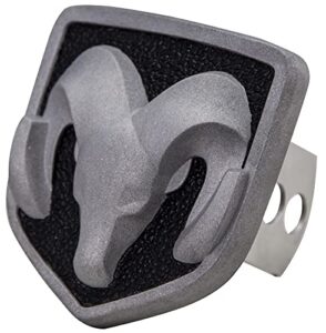 plasticolor 002294r01 ram head gray 3-dimensional hitch plug