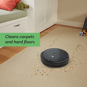 iRobot Roomba 694 Robot Vacuum-Wi-Fi Connectivity, Good for Pet Hair, Carpets, Hard Floors, Self-Charging with Authentic Replacement Parts- Dual Mode Virtual Wall Barrier,Black