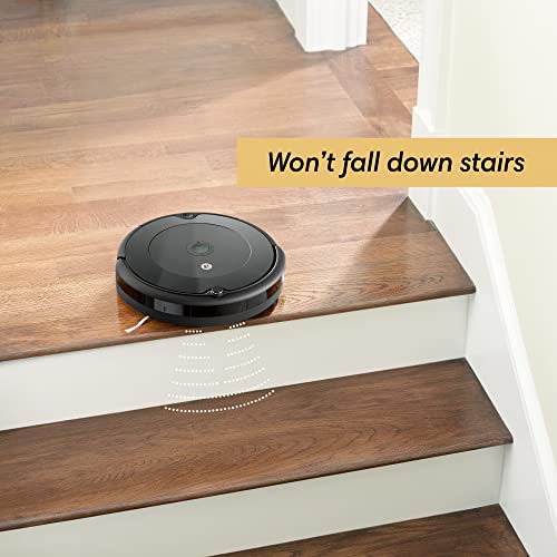 iRobot Roomba 694 Robot Vacuum-Wi-Fi Connectivity, Good for Pet Hair, Carpets, Hard Floors, Self-Charging with Authentic Replacement Parts- Dual Mode Virtual Wall Barrier,Black