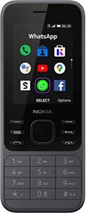 nokia 6300 4g ta-1324 4gb gsm unlocked dual sim phone - light charcoal