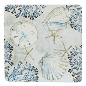 certified international playa shells square platter,