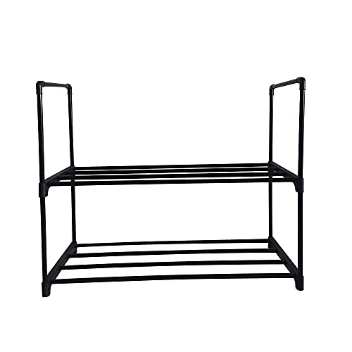 JZHHRPP 2-Tier shoe racks shoe rack storage shoe rack small shoe rack door shoe rack living room shoe rack bedroom shoe rack 70x30x46cm