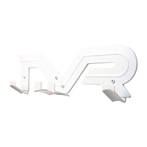 NIUVR VR Wall Mount Storage Stand Hook for Quest 2 Quest Rift-S HP Reverb G2 HTC Vive Vive Pro Cosmos Elite PS VR2 Valve Index, Playstation VR, VR Headset and Controllers Holder(White)