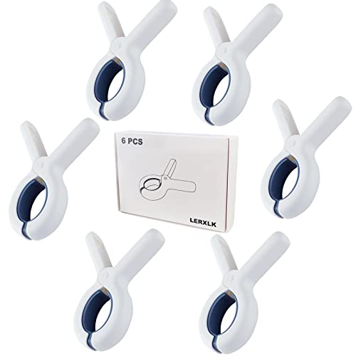 LERXLK Plastic Clothespins, Beach Towel Clips, Heavy Duty Laundry Clothes Pins Clips with Springs, Beach Towel Holder to Keep Your Towel from Blowing Away1