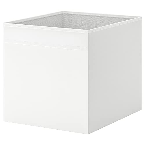 Cloth Storage Bins 13x15x13, Foldable Cubes Box Baskets Containers Organizer for Drawers, Home Closet, Shelf, Nursery, Cabinet, Large Set of 2 (White)