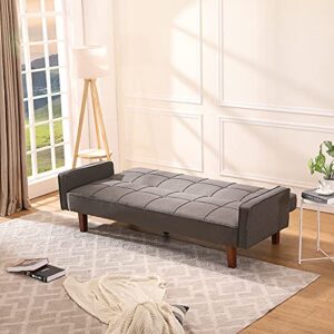 LTT Futon Sofa Bed, Sleeper Sofa, Folding Sofa Bed Dual-Purpose Multi-Functional Folding Bed Suitable for Small Space Configuration Apartment Dormitory