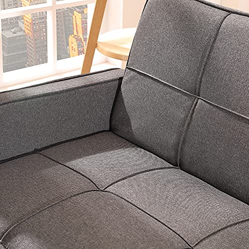 LTT Futon Sofa Bed, Sleeper Sofa, Folding Sofa Bed Dual-Purpose Multi-Functional Folding Bed Suitable for Small Space Configuration Apartment Dormitory