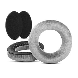 upgrade velvet replacement ear cushion earpads compatible with beyerdynamic dt990/dt990 pro / dt880 / dt770/pro headphones memory foam ear pads