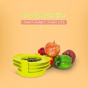 Atopov 4 in 1 Apple Slicer Mango Pear Tomato Slicer Combo, Fruit Cutter and Corer，Mango Slicers and Corer, Fruit Slicer Can also be used for Oranges, Potatoes, Round Fruits