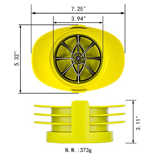 Atopov 4 in 1 Apple Slicer Mango Pear Tomato Slicer Combo, Fruit Cutter and Corer，Mango Slicers and Corer, Fruit Slicer Can also be used for Oranges, Potatoes, Round Fruits