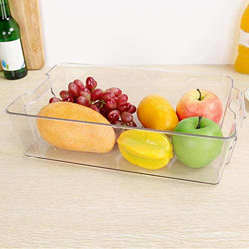 Egg Holders, Fruit Vegetable Organizer Tray Freezer Fridge Drawer Pantry Clear Storage Rack One Color 1