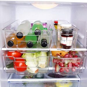 Egg Holders, Fruit Vegetable Organizer Tray Freezer Fridge Drawer Pantry Clear Storage Rack One Color 1