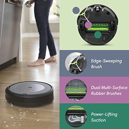 iRobot Roomba i4 EVO (4150) Wi-Fi Connected Robot Vacuum – Now Clean by Room with Smart Mapping Compatible with Alexa Ideal for Pet Hair Carpets & Hard Floors