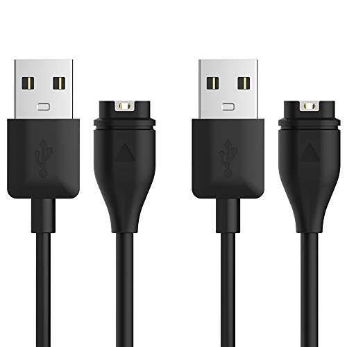 Charging Cable Compatible with Garmin Venu 2/Venu 2 Plus/Venu 2S/Venu Sq/Venu Sq 2/Venu Smartwatch, 2Pack Replacement USB Charging Charger Cord for Venu 2 Smart Watch