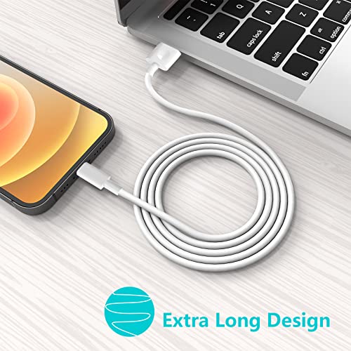 iPhone Charger, [Apple MFi Certified] 2PACK 6FT USB to Lightning Cable Power Fast Charging Cord Compatible with iPhone 14/13/12/11 Pro Max/XS MAX/XR/XS/X/8/7/Plus/6S/6/SE/5S/iPad