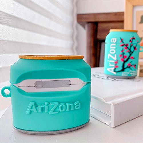 Suitable for Airpod pro case Creative Food and Beverage Bottle Series 3D Cute Arizona Airpod pro Protective Sleeve is The Best Choice for Friends, Lovers, and Relatives (Plum vase)