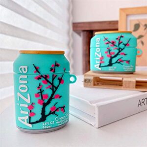 Suitable for Airpod pro case Creative Food and Beverage Bottle Series 3D Cute Arizona Airpod pro Protective Sleeve is The Best Choice for Friends, Lovers, and Relatives (Plum vase)