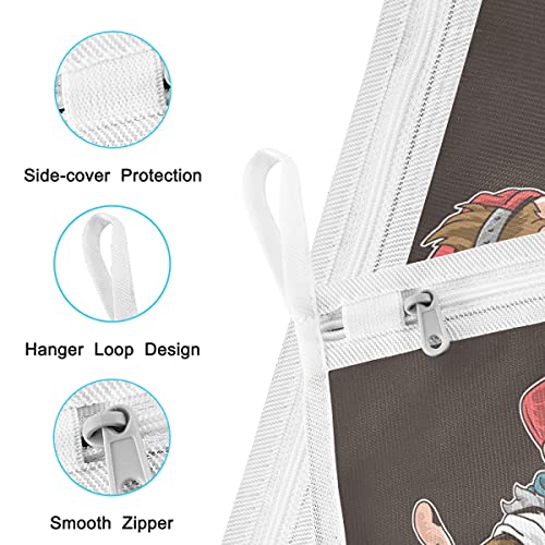 Skateboard Monkey Punk Laundry Mesh Bag Delicates Lingerie Laundry Wash Bag Heavy Duty with Zipper Laundry Net Bags for Packing Travelling Washing