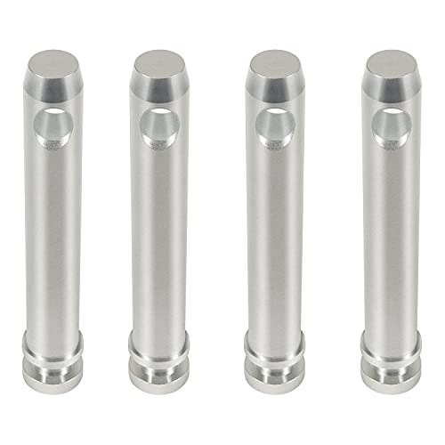 4 Pack Sunluway S07070200 Cat 1 Top Link Pin 3/4 in Dia Pin 5-1/2 Top Link Pin Hitch Pin Accessories for Tractors