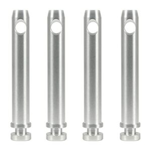 4 Pack Sunluway S07070200 Cat 1 Top Link Pin 3/4 in Dia Pin 5-1/2 Top Link Pin Hitch Pin Accessories for Tractors