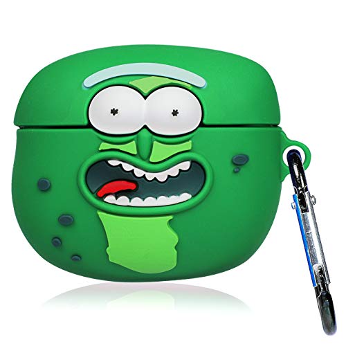 Oqplog for Airpod Pro 2019/Pro 2 Gen 2022 for AirPods Case 3D Cute Fun Cartoon Funny Character Air Pods Pro Cover for Girls Women Teen Boys Unique Kawaii Trendy Soft Silicone Cases – Cucumber Ruike