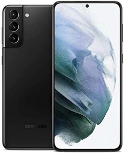 samsung galaxy s21+ plus g996u 5g | factory unlocked android cell phone | us version 5g smartphone | pro-grade camera, 8k video, 64mp high res | 256gb, phantom black - (renewed)