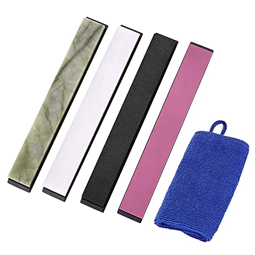 Sharpening Stone, IMAGE Knife Sharpening Stone 3000/6000/8000/10000 for Sharpener, Whetstone Sharpening Kit Professional Sharpening Plate Grindstone, Great for Scissors, Chisels and Carving Tools