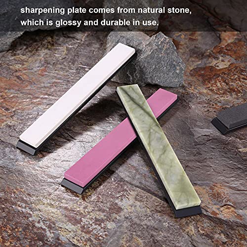 Sharpening Stone, IMAGE Knife Sharpening Stone 3000/6000/8000/10000 for Sharpener, Whetstone Sharpening Kit Professional Sharpening Plate Grindstone, Great for Scissors, Chisels and Carving Tools