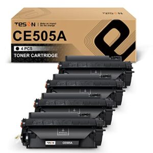 ce505a 05a tesen compatible toner cartridge replacement for hp ce505a 05a toner for hp p2035 p2035n p2055d p2055dn p2055x pro 400 m401 m401n m401dne m401dw mfp m425 m425dn m425dw 4-pack