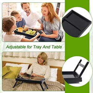 Bed Tray Folding Legs with Handles Breakfast Food Tray Table for Sofa Eating,Drawing,Platters Bamboo Serving Lap Desk Snack Tray